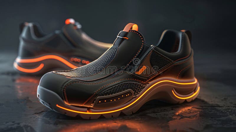 Create a 3D Rendering of Safety Shoe Design for Industrial Use ...
