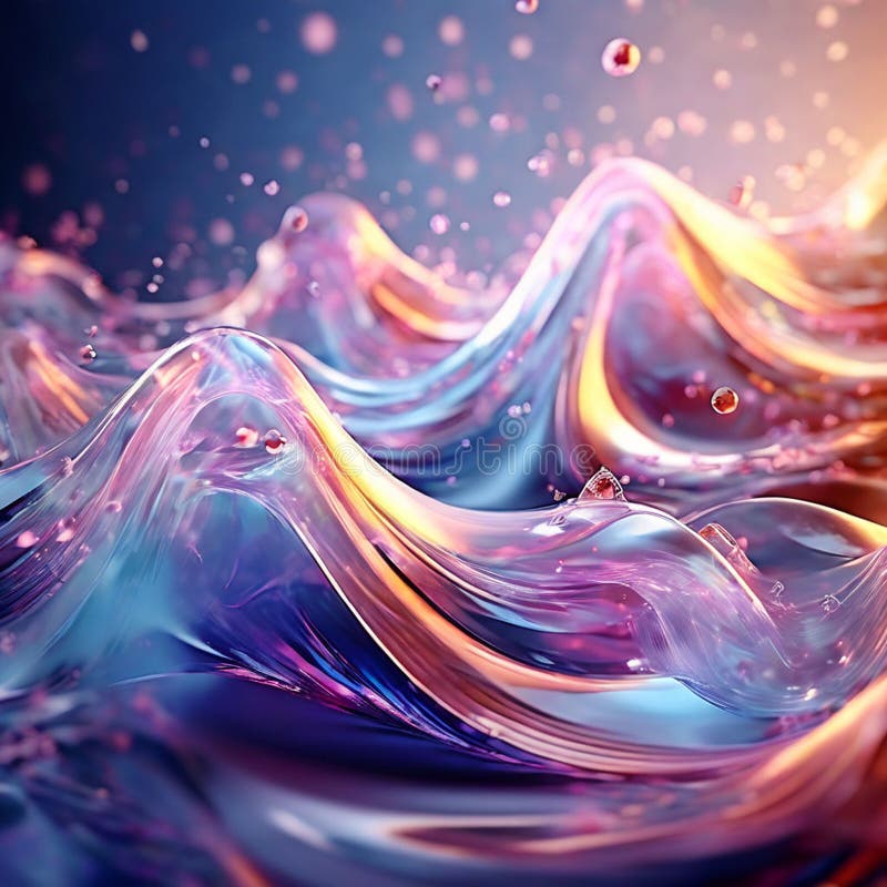 Create 3D Renderings of Abstract Background with Bokeh Designs Stock ...