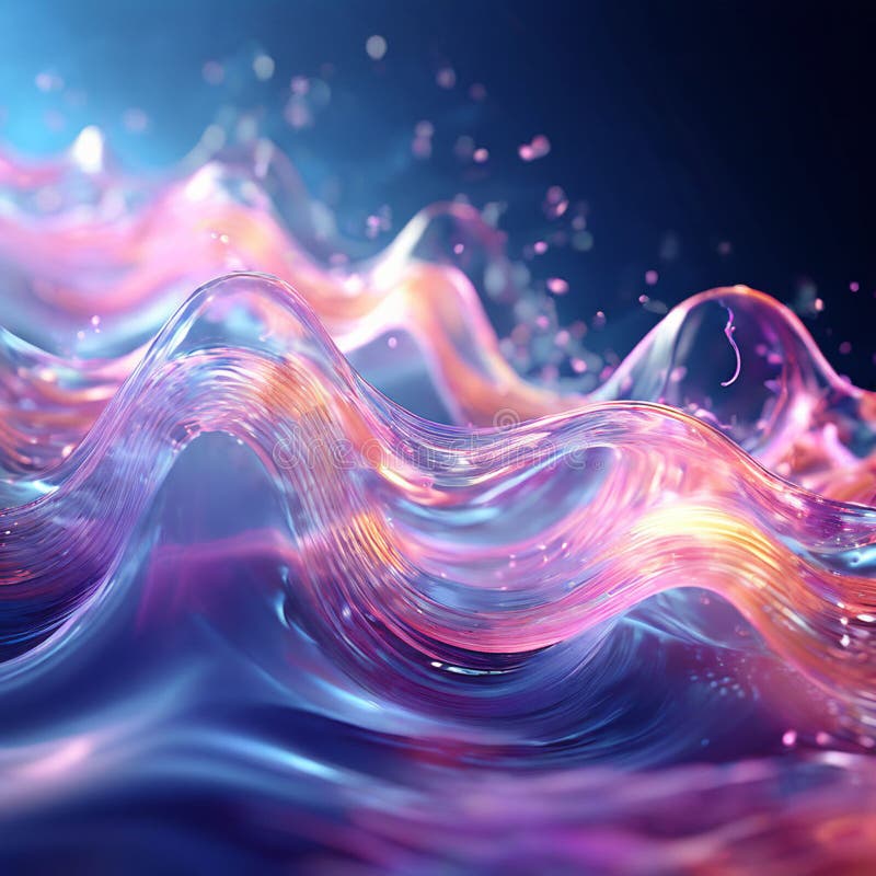 Create 3D Renderings of Abstract Background with Bokeh Designs Stock Illustration - Illustration ...