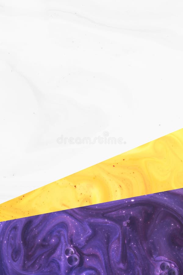 Create Design with Abstract White, Yellow and Purple Paint Texture ...
