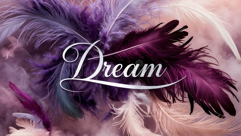 Create a Design Concept with Vibrant Feathers and Typography for a ...