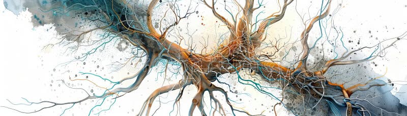 Create a Dynamic Illustration of a Complex Neural Network Resembling ... Create a Dynamic Illustration of a Complex Neural Network Resembling ...
