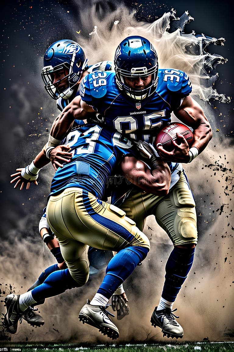 Flying Tackle Stock Illustrations – 66 Flying Tackle Stock ...