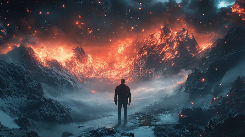 Create a Dynamic, Immersive Composition Where 2D Elements Dissolve into ...