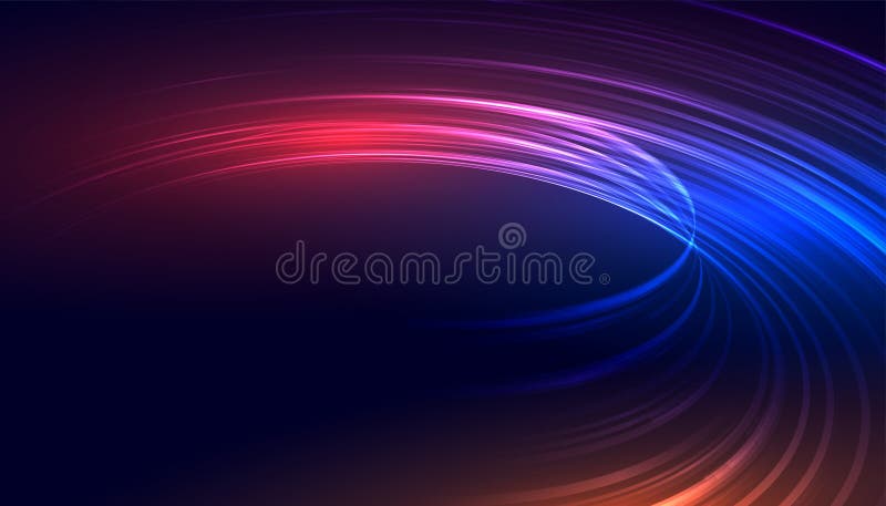 Create Dynamic Light Trail Banner with Streak Effects Stock Vector ...