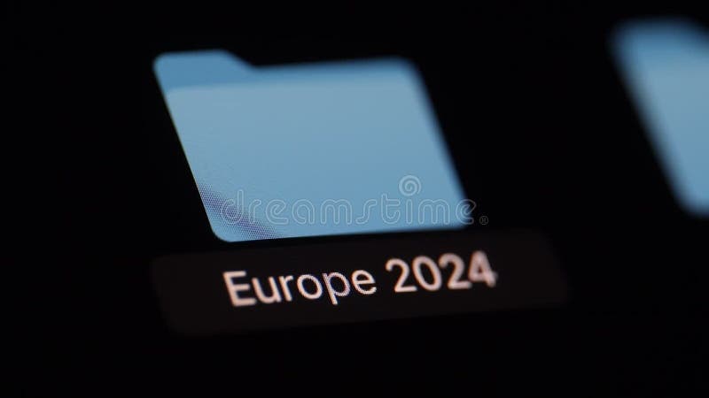 Create a Folder for Files Named Europe 2024, Text Europe 2024, Travel ...