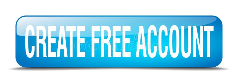 Create free account button stock vector. Illustration of template ...