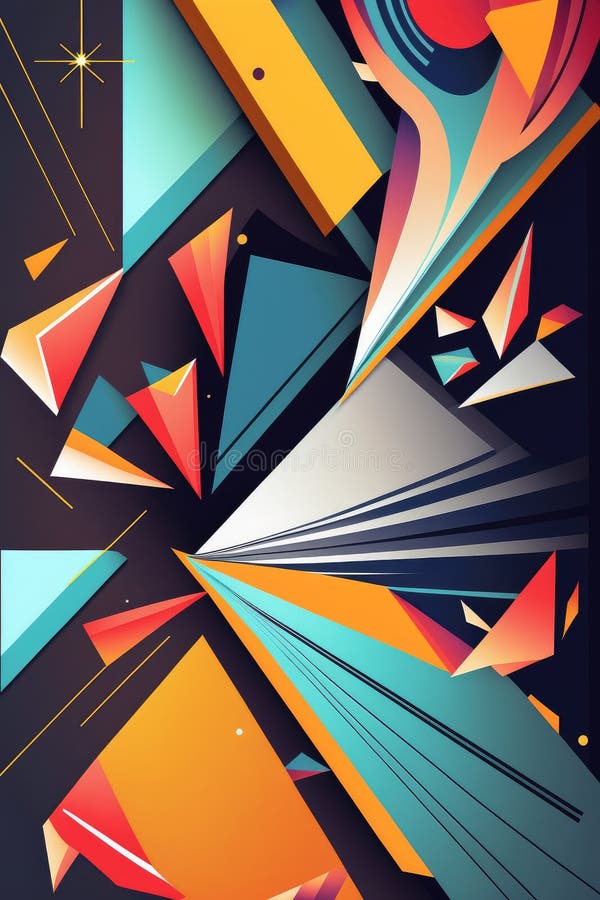 Geometric Abstract Background, a Stunning Geometric Abstract Background ...