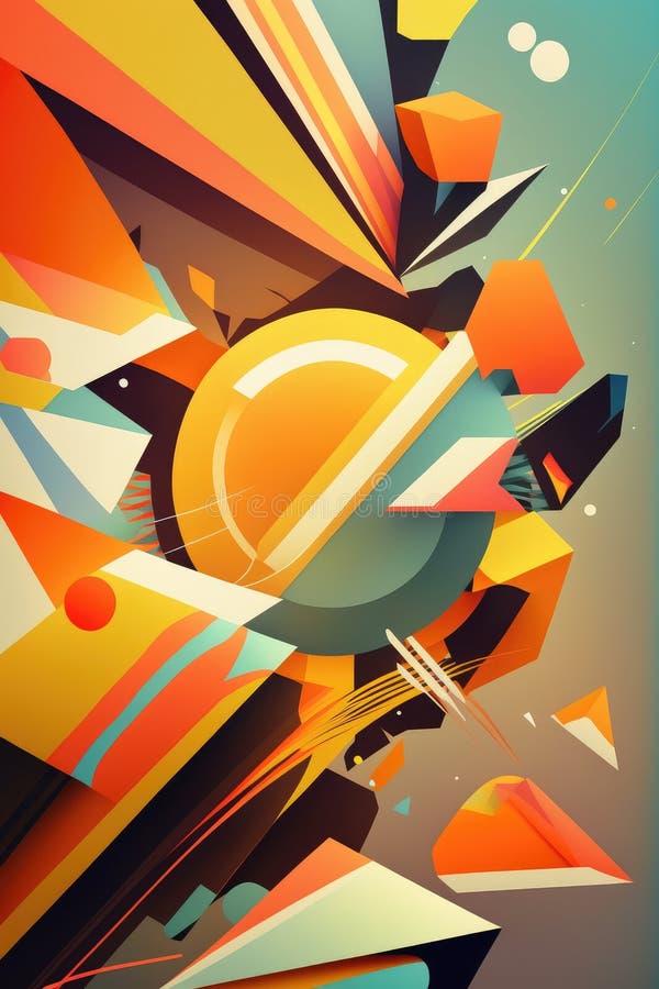 Geometric Abstract Background, a Stunning Geometric Abstract Background ...