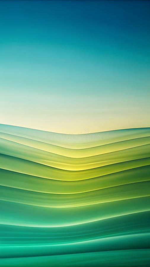 Design a Gradient from Forest Green To Sky Blue with Delicate Leaf ...