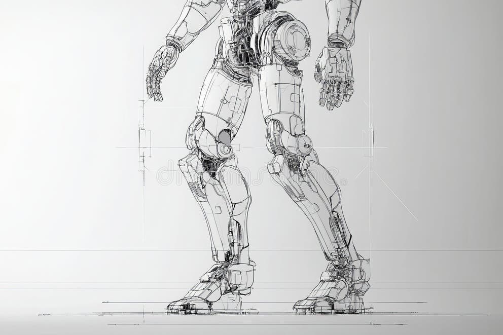 Advanced Humanoid Robot Blueprint Designed for Multi-purpose Tasks ...