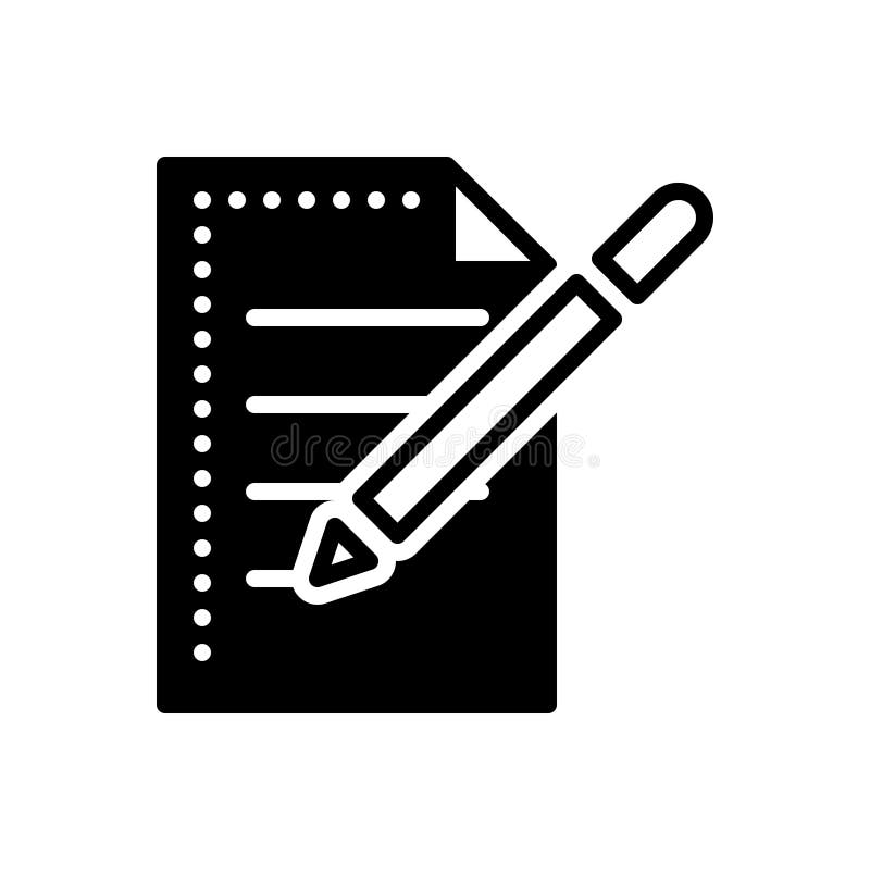 Black Solid Icon for Create, Build and Making Stock Vector ...