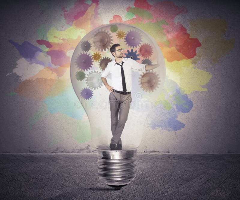 Create a big idea stock photo. Image of draft, lamp, invention - 32360040