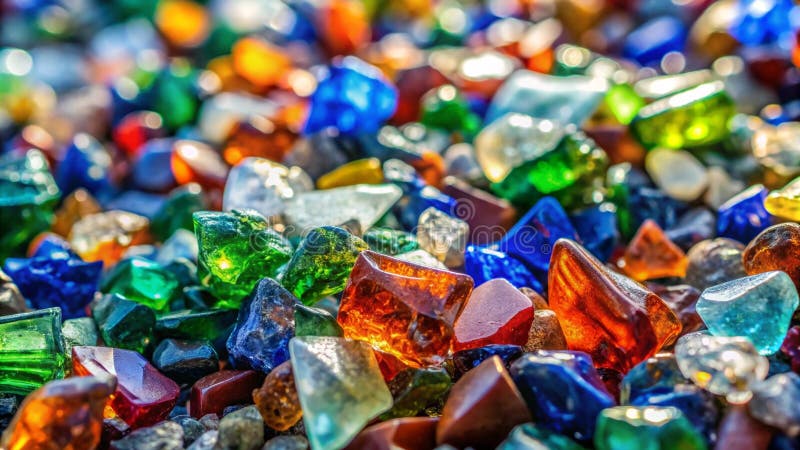 Close-up Sorting of Organic Waste Recycling Stock Illustration ...