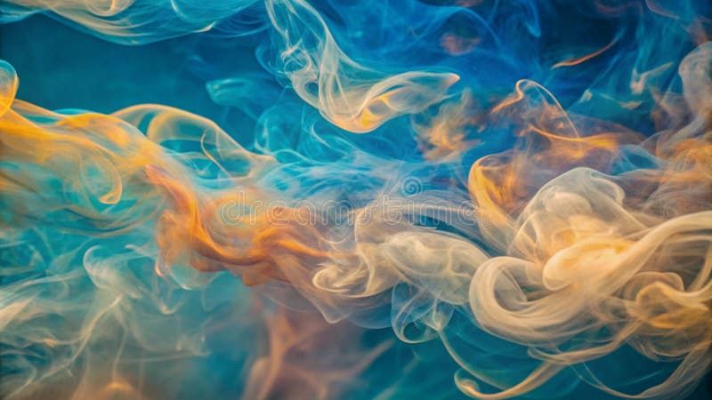 Colorful Smoke Patterns Blending and Intertwining Background Stock ...