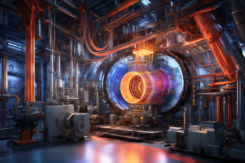 Create an Image of a Cutting-edge Fusion Reactor Interior, Showcasing ...