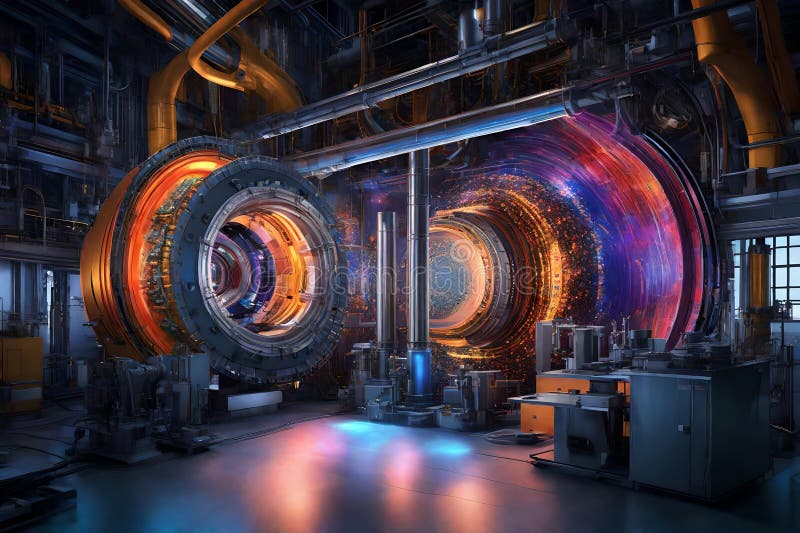 An Image of a Cutting-edge Fusion Reactor Interior, Showcasing the ...