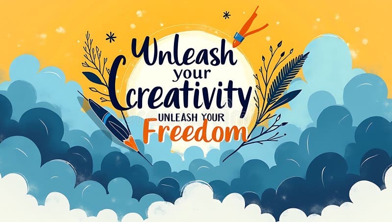 Motivational Poster for Freelancers Emphasizing Creativity and Freedom ...