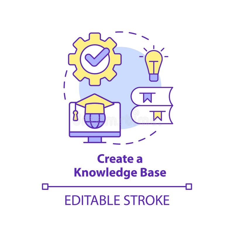 Knowledge Base Icon Stock Illustrations – 450 Knowledge Base Icon Stock ...