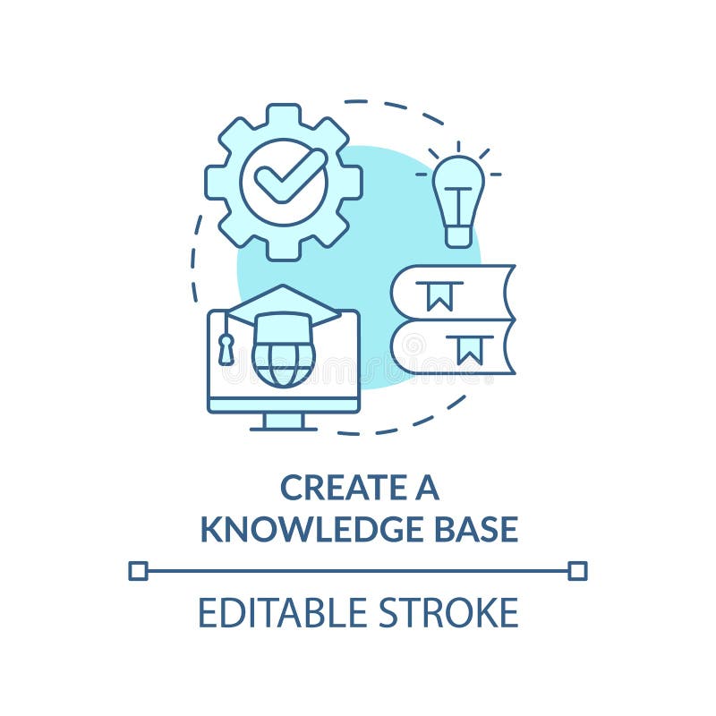 Knowledge Base Icon Stock Illustrations – 450 Knowledge Base Icon Stock ...