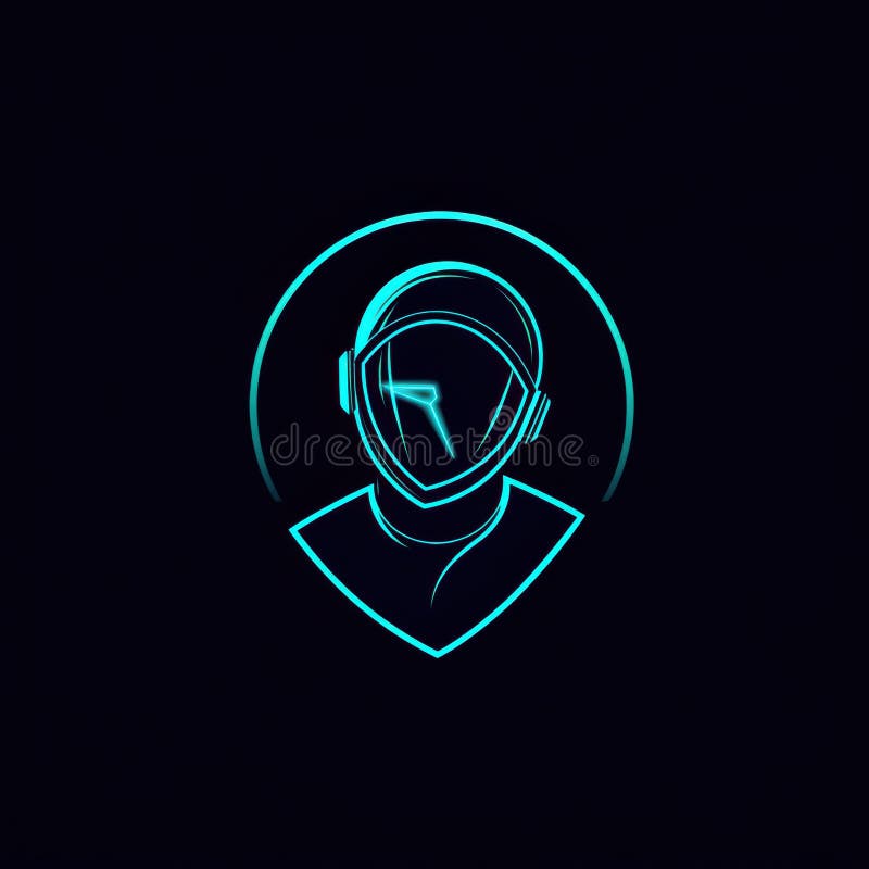 Cyberpunk Profile stock illustration. Illustration of concept - 366528802