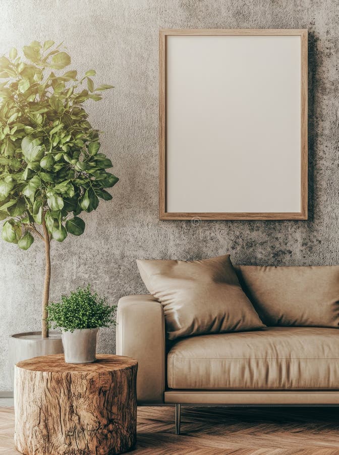 Create a Mock-up Poster of a Scandinavian Living Room Using 3D ...