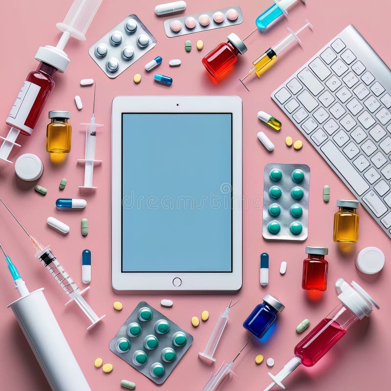 Digital Integration in Healthcare Modern Medical Workspace Stock ...