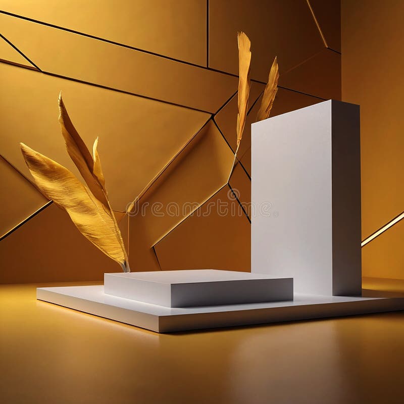 Luxurious Minimalist 3D Product Display with Studio Lighting Stock ...