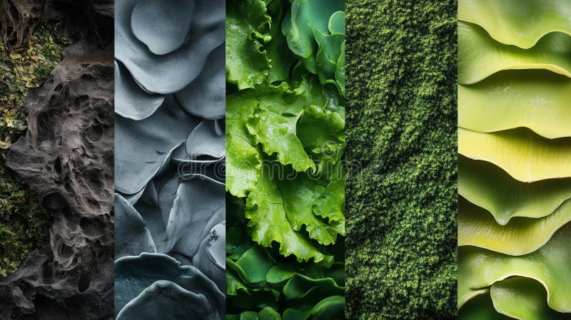 Create Organic Flow with Layered Natural Textures. Stock Illustration ...