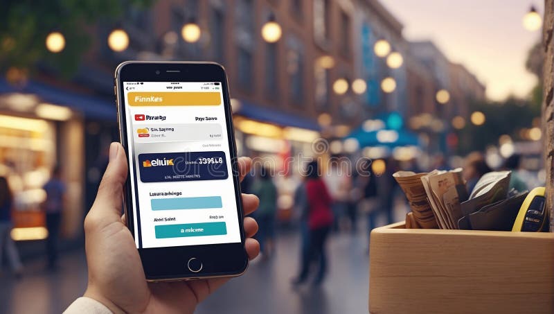 Banking Content Online and Mobile Payment Methods Stock Illustration ...