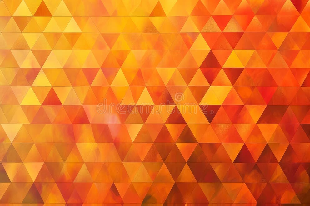 Create a Pattern of Triangles with a Gradient of Orange and Yellow ...