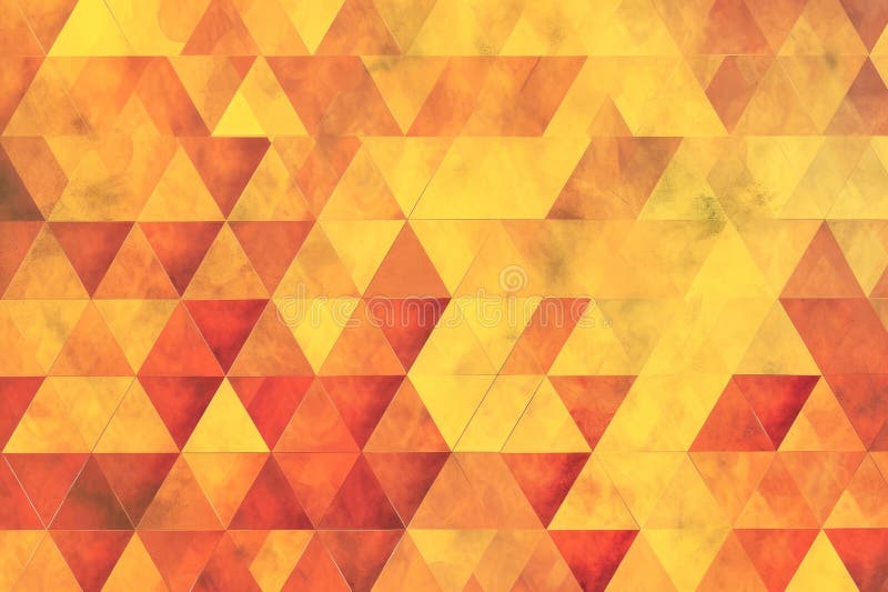 Create a Pattern of Triangles with a Gradient of Orange and Yellow ...