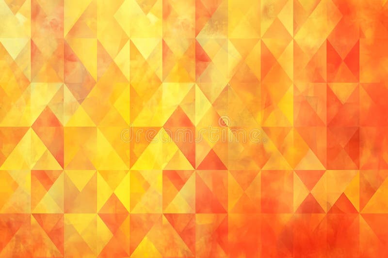 Create a Pattern of Triangles with a Gradient of Orange and Yellow ...