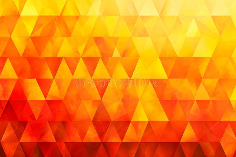 Create a Pattern of Triangles with a Gradient of Orange and Yellow ...