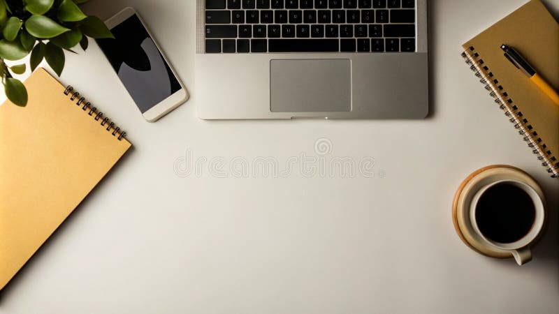 "Modern Laptop Setup Design for an Efficient Workspace" Stock Photo ...