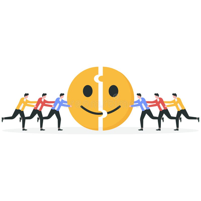 Create a Positive Vibe at Work To Improve Teamwork Performance. Stock ...