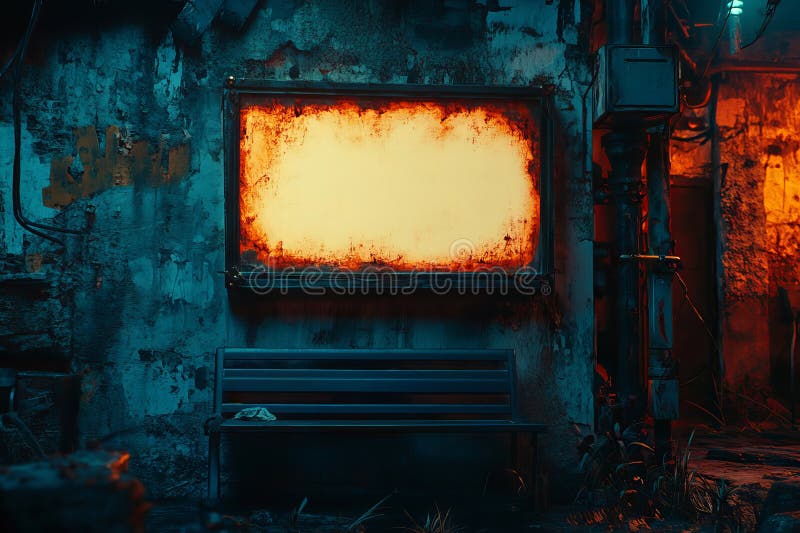 Create a Poster for an Underground Campaign Featuring a Blank Billboard ...