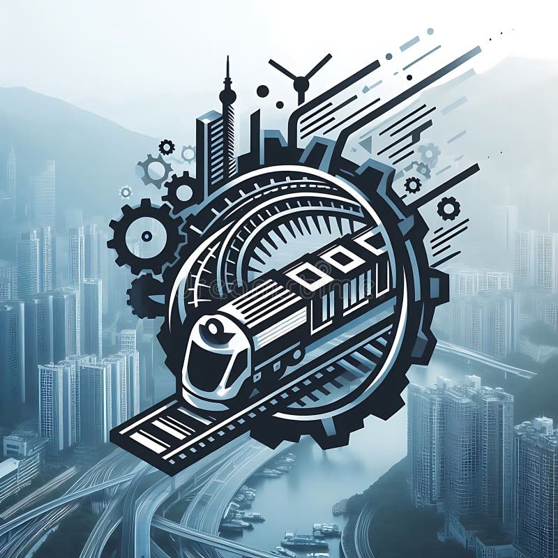 Professional Logo Design with Industrial Gears & Rail Tracks for ...