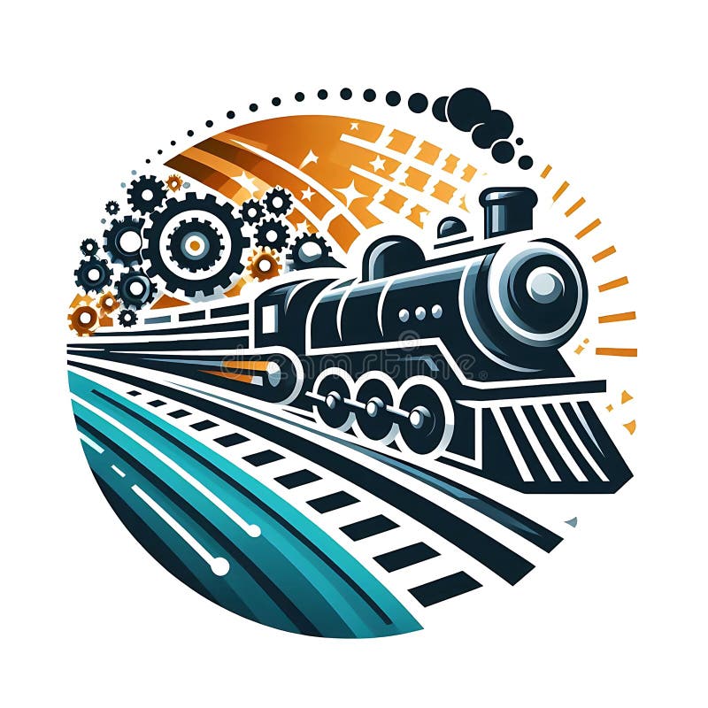 Professional Logo Design with Industrial Gears & Rail Tracks for ...