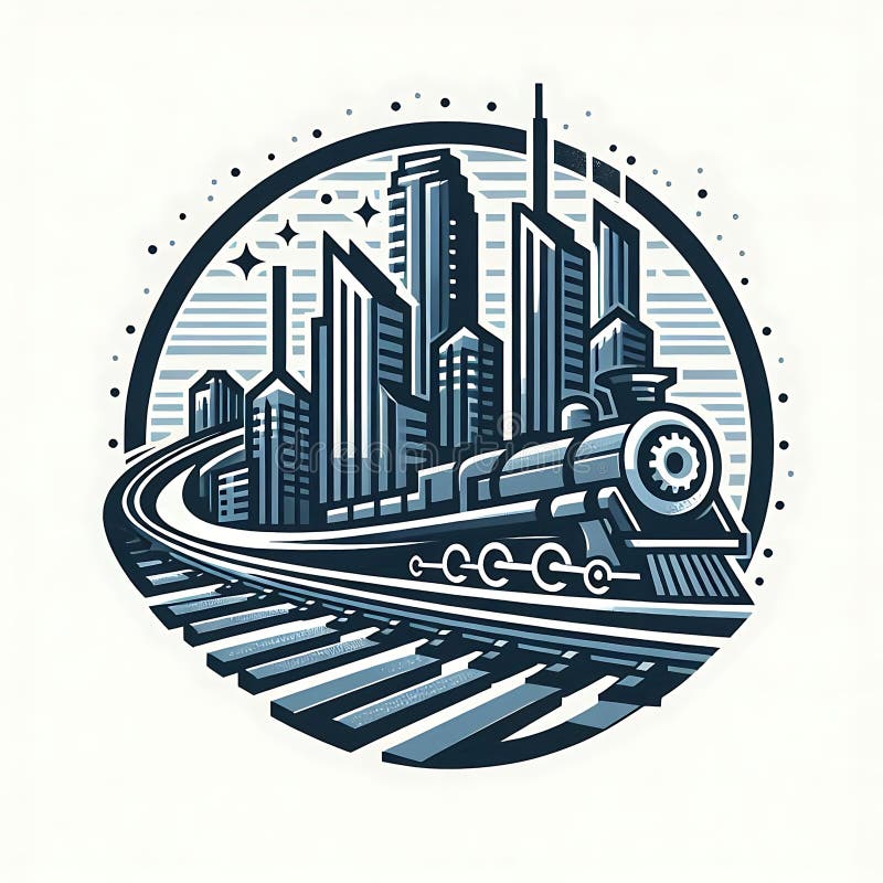 Professional Logo Design with Industrial Gears & Rail Tracks for ...