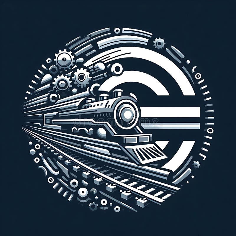 Professional Logo Design with Industrial Gears & Rail Tracks for ...