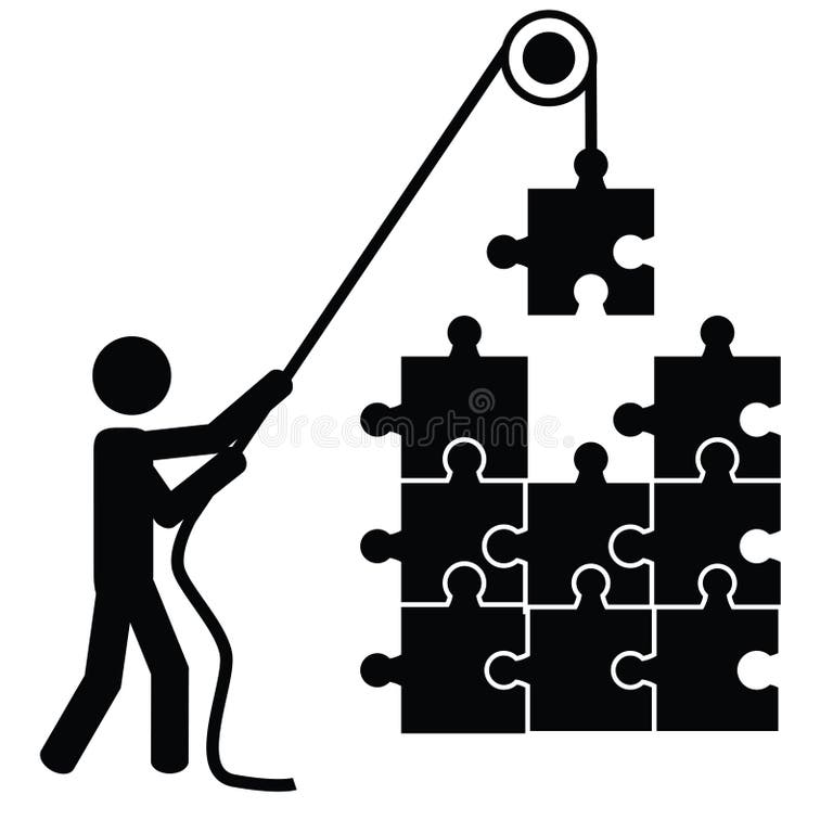 Stick Man Stick Figure Jigsaw Puzzle Stock Illustrations – 106 Stick ...