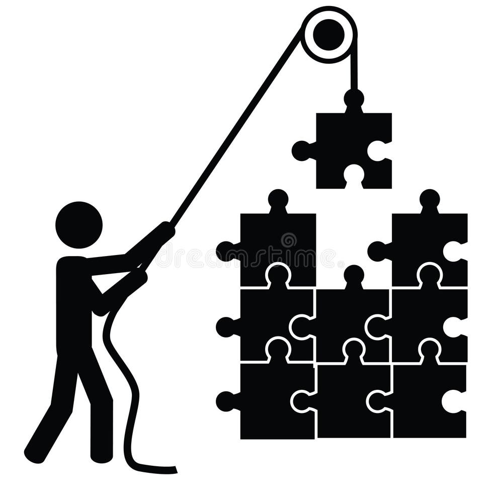 Stick Figure Group Working Together Stock Illustrations – 97 Stick ...