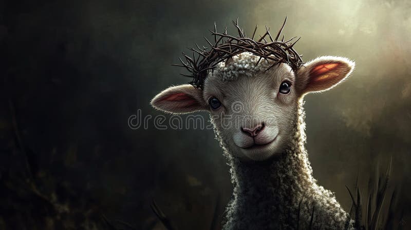 Lamb Crown Thorns Stock Illustrations – 704 Lamb Crown Thorns Stock ...