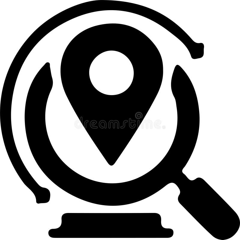 Search Location Icon Related Map Location and Navigation Black Icon ...