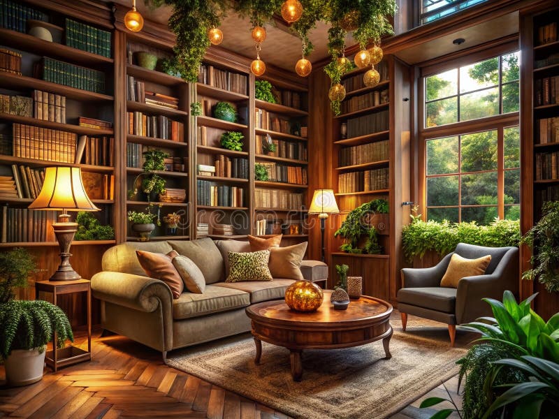 Create a Serene Virtual Meeting Space Relaxing Library Zoom Background ...