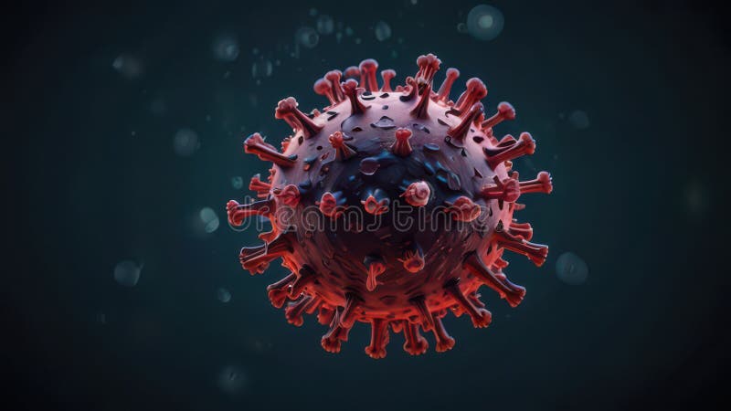 Create a Simulation of a Virus Spreading through the Air Stock ...