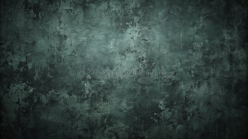 Vintage Distressed Horizontal Banner Dark Slate Gray Background with ...