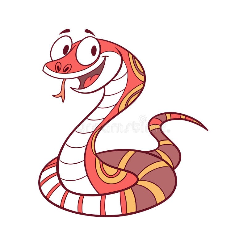 Create a Striking Vivi the Vivid Viper Character Stock Vector ...