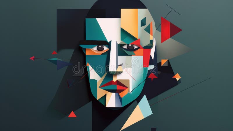 Create a Stuckism Portrait with Extreme Suprematism Style Stock ... Create a Stuckism Portrait with Extreme Suprematism Style Stock ...